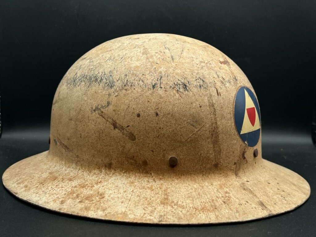 Warstory Antiques - U.S. Civil Defense Helmet (Office of Civilian ...