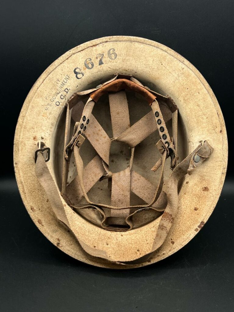 Warstory Antiques - U.S. Civil Defense Helmet (Office of Civilian ...
